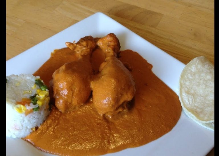 Que cocinar con maní, Pollo en salsa de maní, cocupo.com